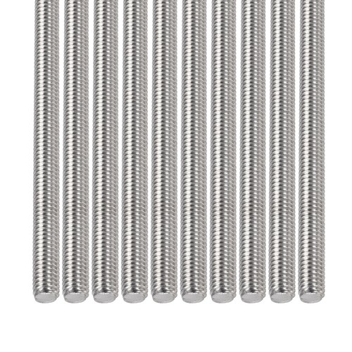 15Pack M6x1x100mm Fully Threaded Rod 304 Stainless Steel Rods Bar Studs ...