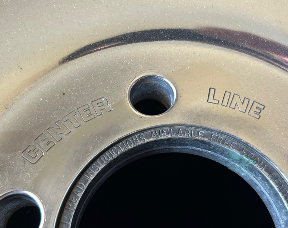 CENTERLINE AUTO DRAG HIGH POLISHED 15" WHEELS 15x7 RIMS 5x4.75 GM CHEVY ...