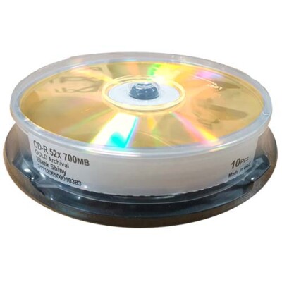 25 Pack Falcon Media Century Archival Gold CD-R 52x 700MB Gold Plated ...