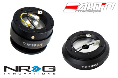 NRG Steering Wheel Short Hub + Black Gen2 Quick Release Civic EF9 ...