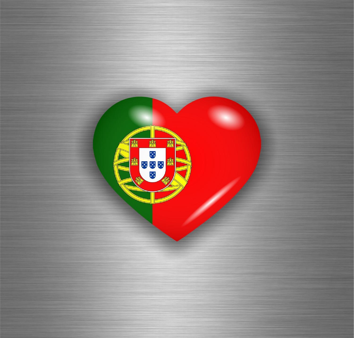 Sticker Car Motorcycle Tuning Portugal Portuguese Heart | eBay