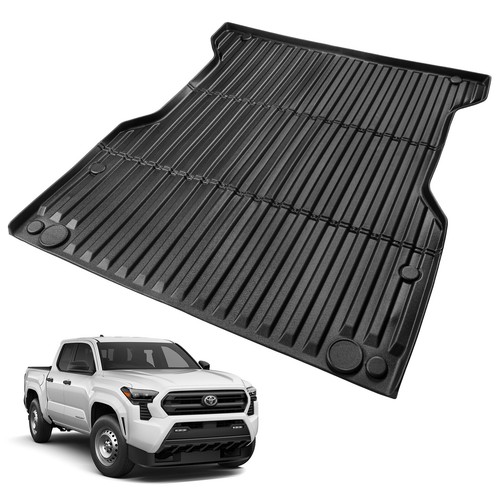 For 2024 Toyota Tacoma, Heavy Duty 5FT Truck Bed Mat, TPE Pickup Cargo ...