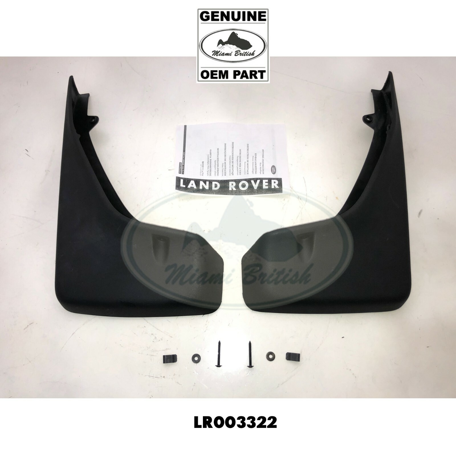 LAND ROVER REAR MUDFLAPS MUD FLAPS LR2 LR003322 OEM | eBay
