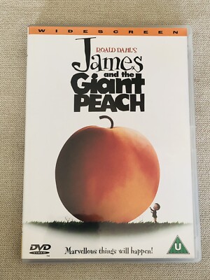 James And The Giant Peach (DVD, 1999) Ronald Dahl Kids Children’s Movie ...