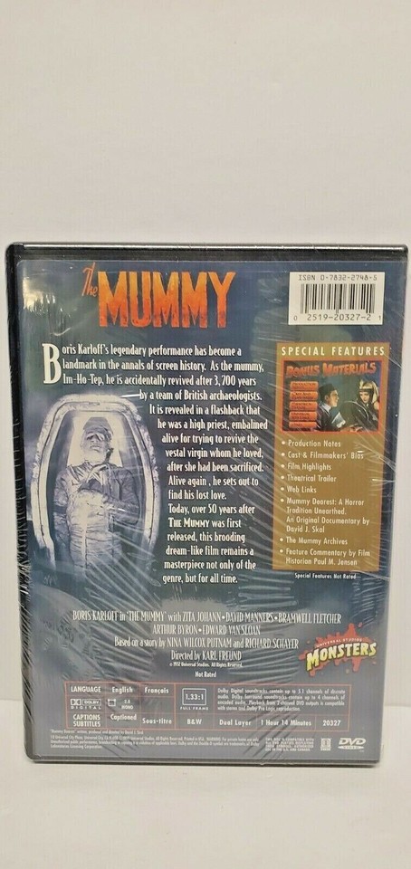 The Mummy (DVD, 1999, Collectors Edition) BRAND NEW FACTORY SEALED ...