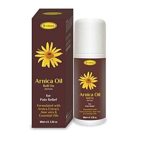 B-Urban Pure Arnica Oil Roll-On For Pain Relief 60 ML Pack of 1 Free ...