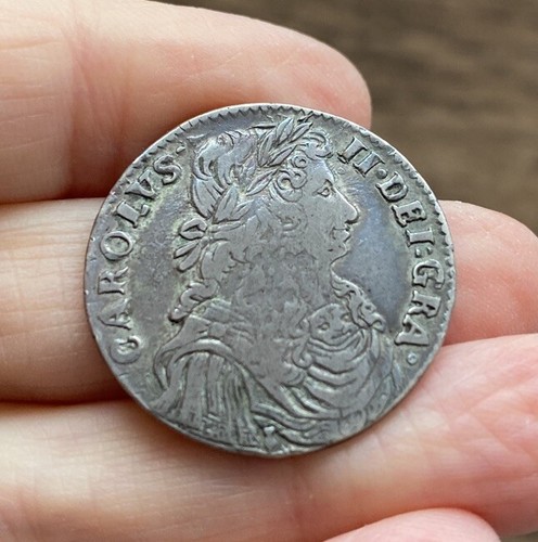 SCOTLAND. CHARLES II (1649-1685). SILVER MERK. DATED 1673. | eBay