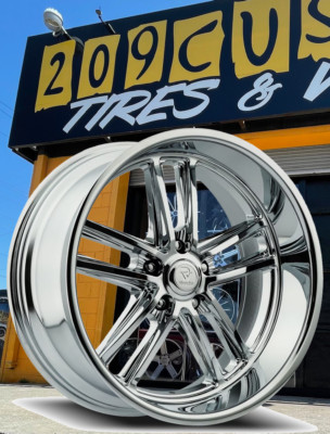 4 22" 22X9 22X10.5 RESTO WHEELS R103 MAVERICK 5X120.65 CHEVELLE CUTLASS ...