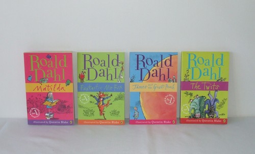 Roald Dahl Paperback Books x 4 Matilda Fantastic Mr Fox Twits James ...