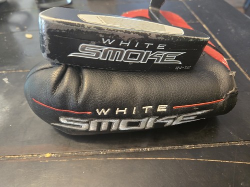 Used Right Handed TaylorMade White Smoke 35" Putter Steel Golf Club | eBay