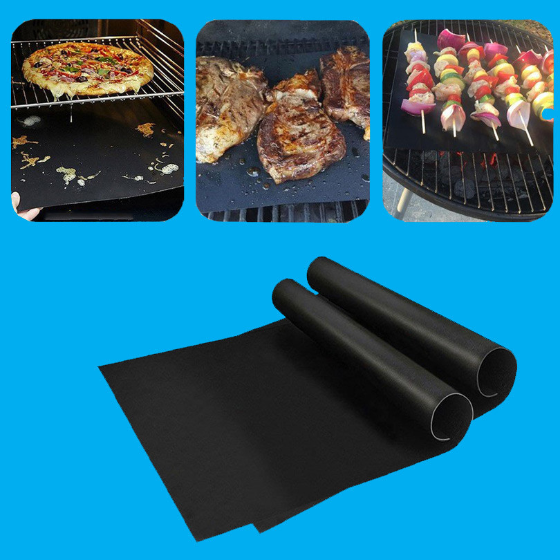 BBQ Hotplate Liner 40 X 50cm Easy Clean Non-stick - Reusable ...