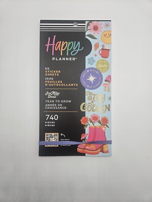Happy Planner Sticker Pack for Calendars, Journals, and Planners, Easy ...