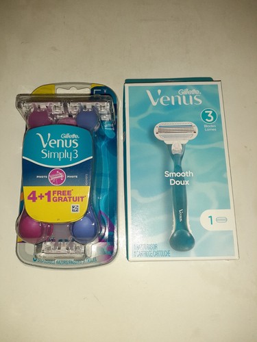 2 sets Venus Multicolored Disposable Razors 6 total Brand New in Box | eBay