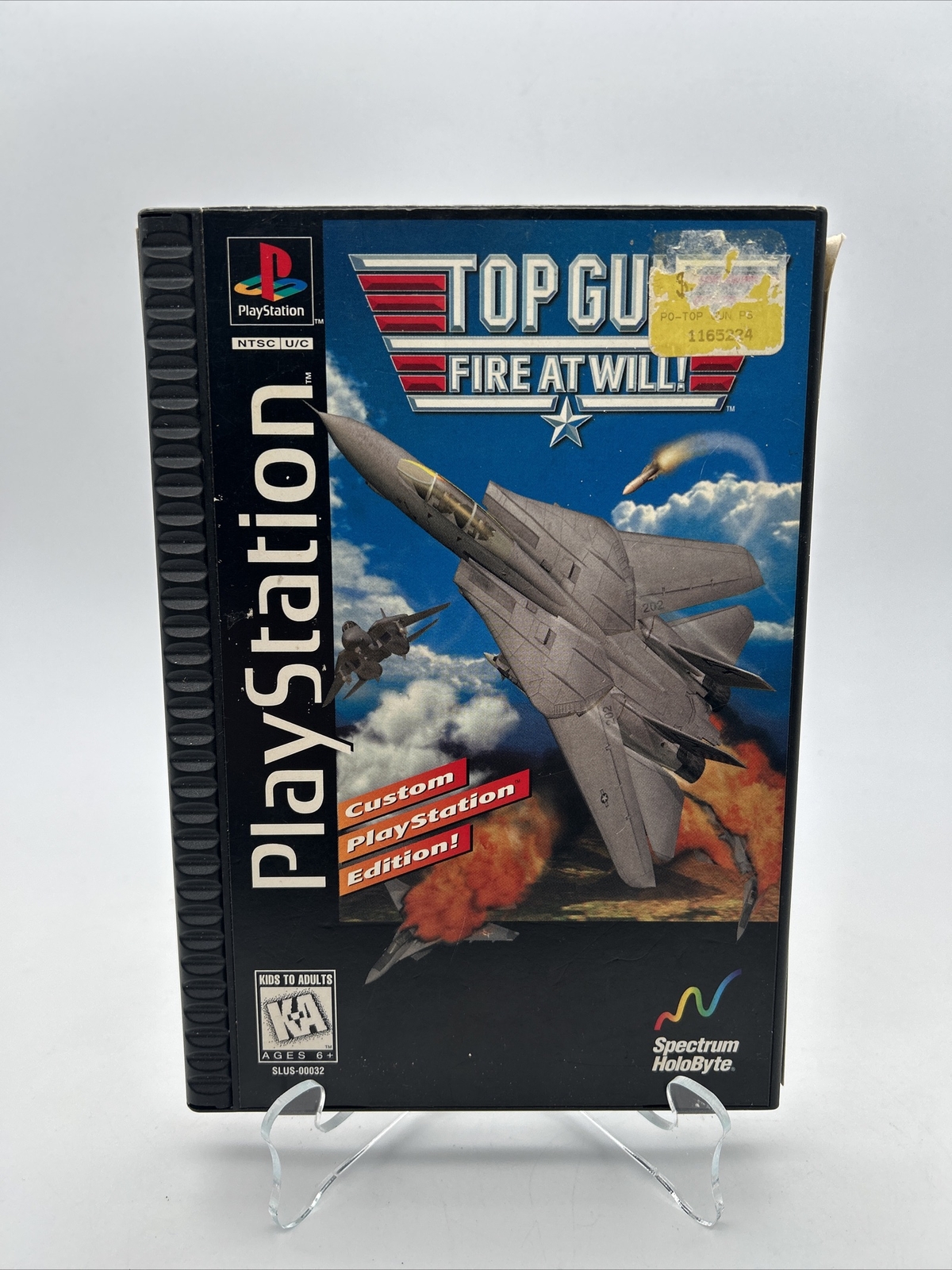 Top Gun Fire at Will PlayStation 1 Ps1 Long Box W/Manual 85004154706| eBay
