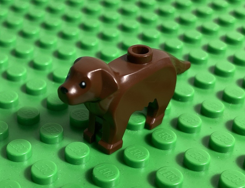 Lego Animal K-9 Officer Police Dog Chocolate Lab Minifigure | eBay