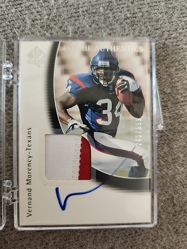 2005 SP Authentic - Rookie Authentics #232 Vernand Morency /699 (AU ...