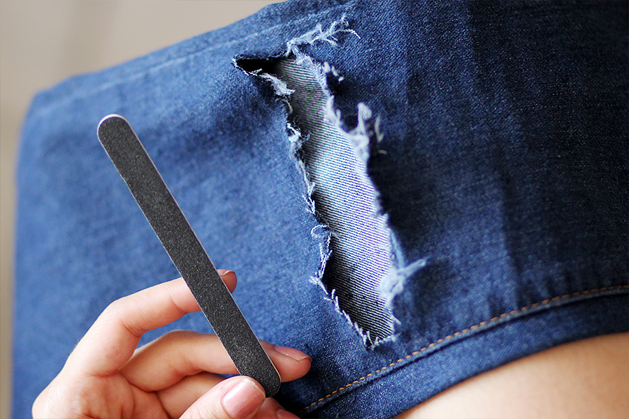 NEW SHARP Denim Jeans Hem Cutting Ripping Scissor Fabric Alteration ...