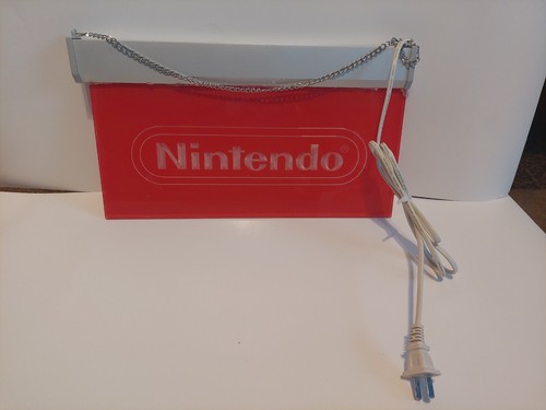 Nintendo Display Sign Memorabilia Lights Up | eBay