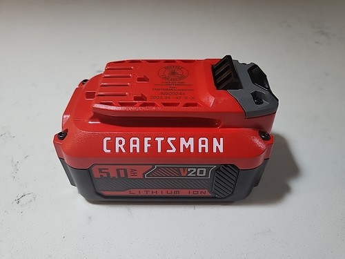 Genuine Craftsman V20/20V 5.0Ah Battery CMCB205 & Charger CMCB101 ...