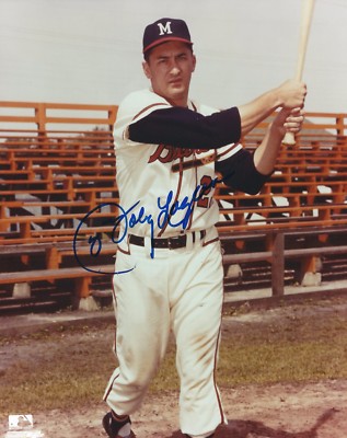 AUTOGRAPHED JOHNNY LOGAN 8X10 Milwaukee Braves Photo W/COA | eBay