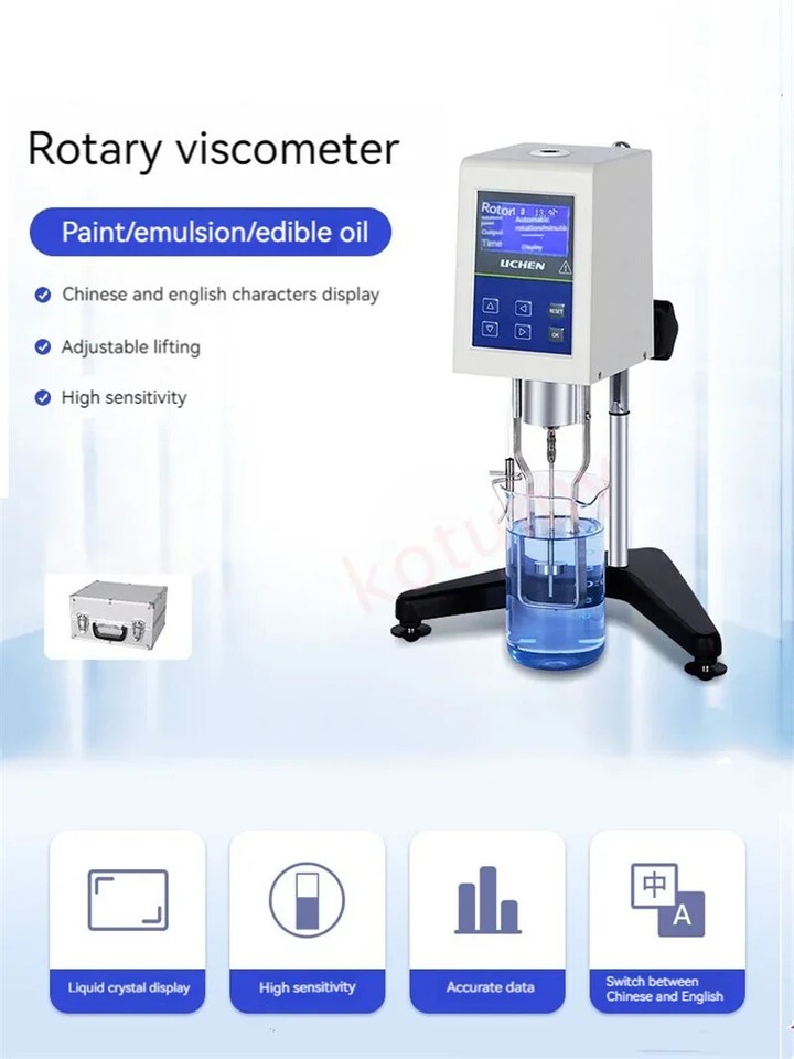 Digital ViscometerDigital TesterRotary Viscosity Liquid Measuring Tool ...