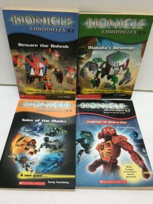 Lot of 4 BIONICLE CHRONICLES #2 #3 #4 Adventures #4 paperback books | eBay