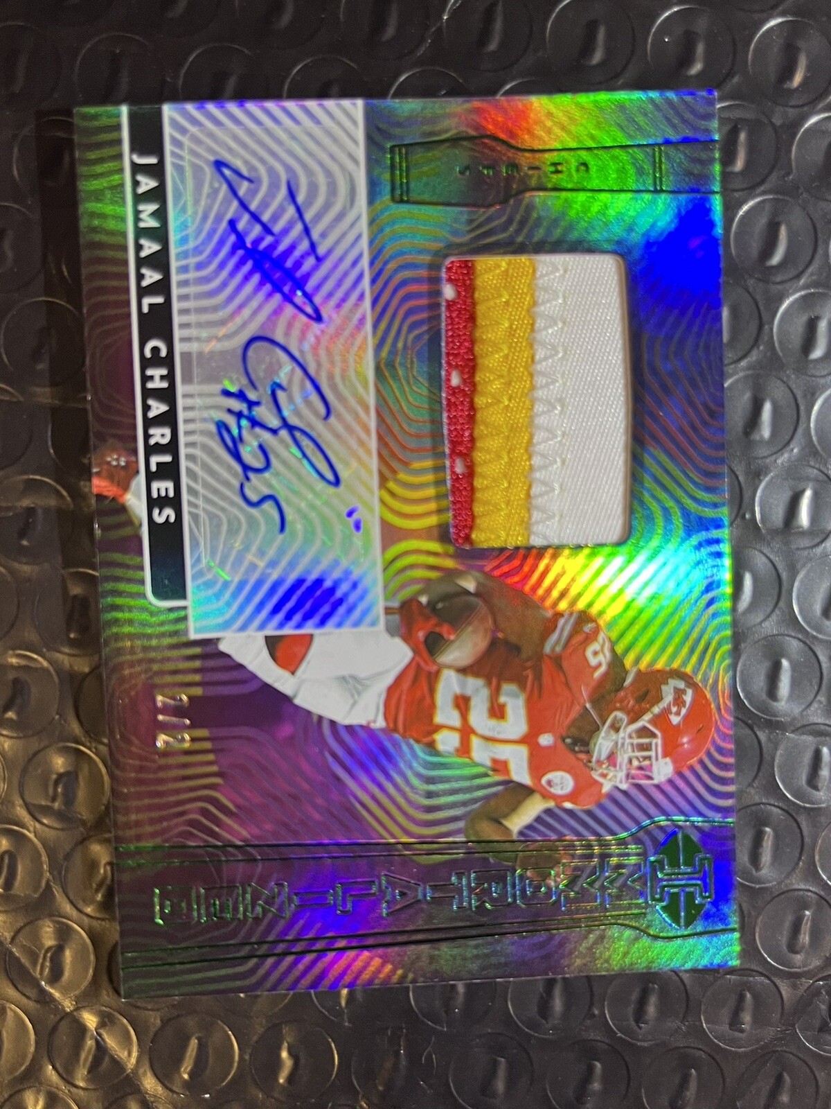 2022 Illusions - Immortalized Jersey/ Auto Green #IJA-18 Jamaal Charles ...