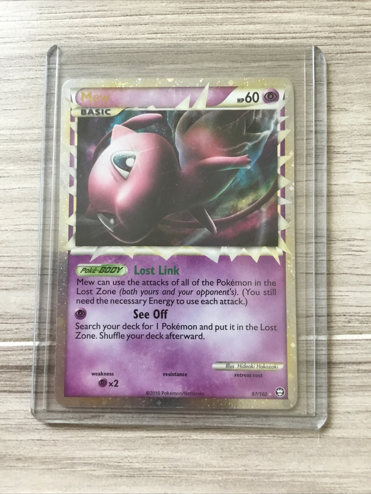 Mew Prime - 97/102 - Pokemon Card HGSS Triumphant Holo Ultra Rare | eBay