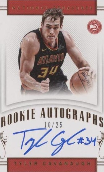 2017-18 Panini National Treasures - Rookie Autographs Bronze #153 Tyler ...