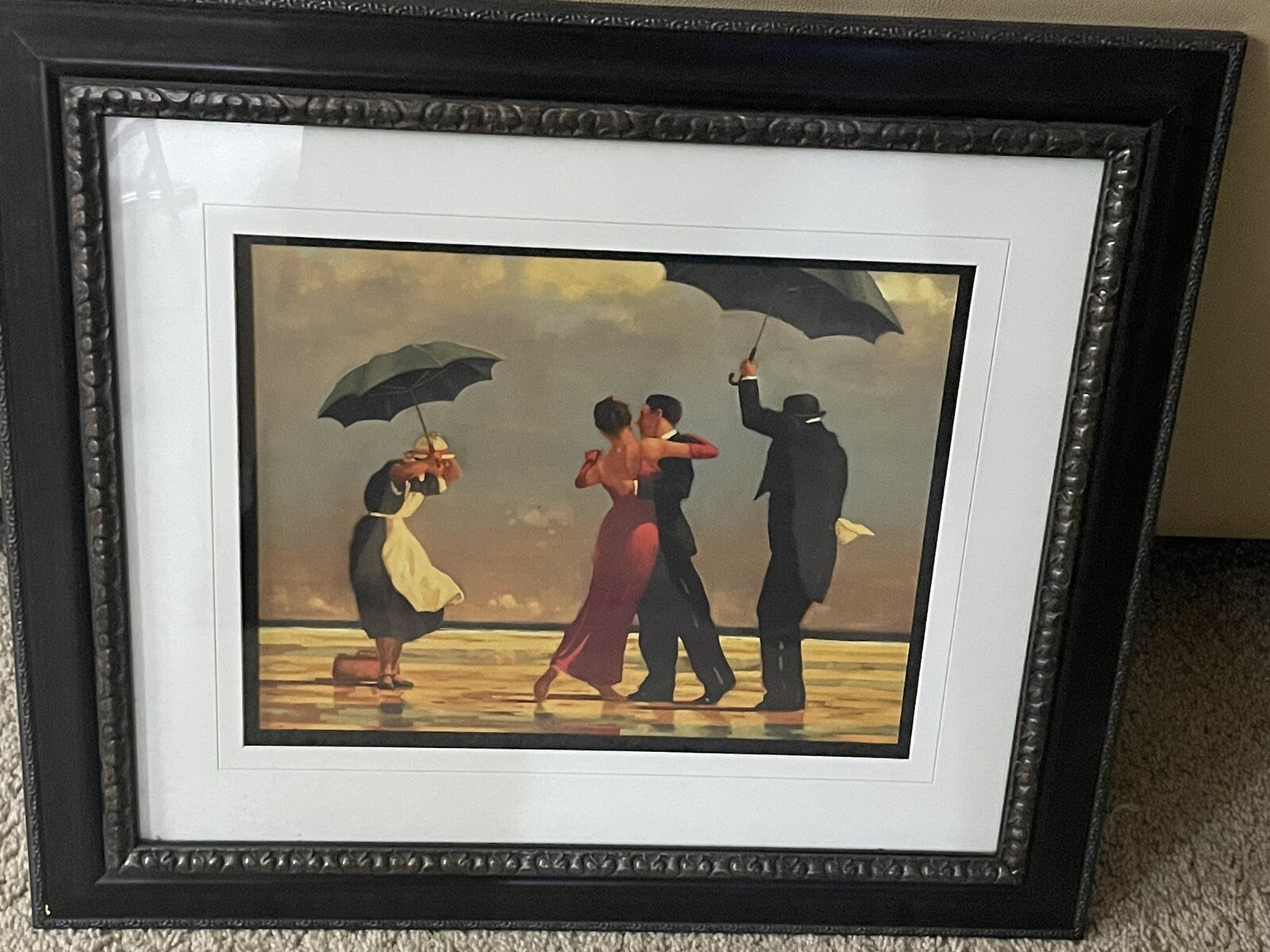 The Singing Butler Jack Vettriano Framed Art Print Black Frame 19" x 23 ...