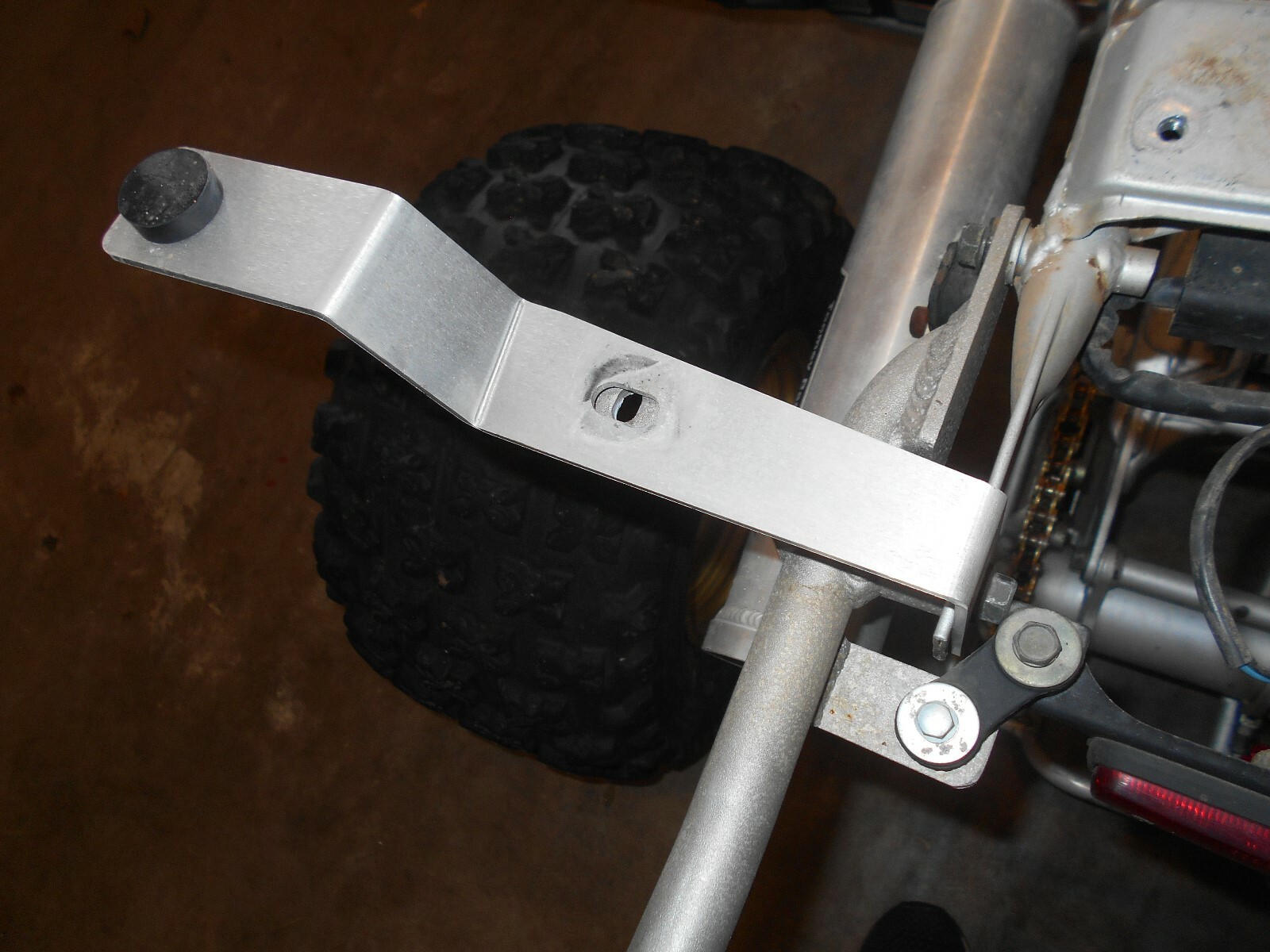 YAMAHA BANSHEE 350 ALUMINUM REAR FENDER SUPPORTS, MOUNTS, STAYS ...