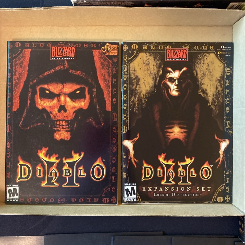 COMPLETE Diablo / Diablo II / Diablo II Expansion w/ Keys & Strategy ...