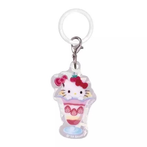 Strap Hello Kitty Parfait Ver. Sanrio Characters Flat Mejirushi ...