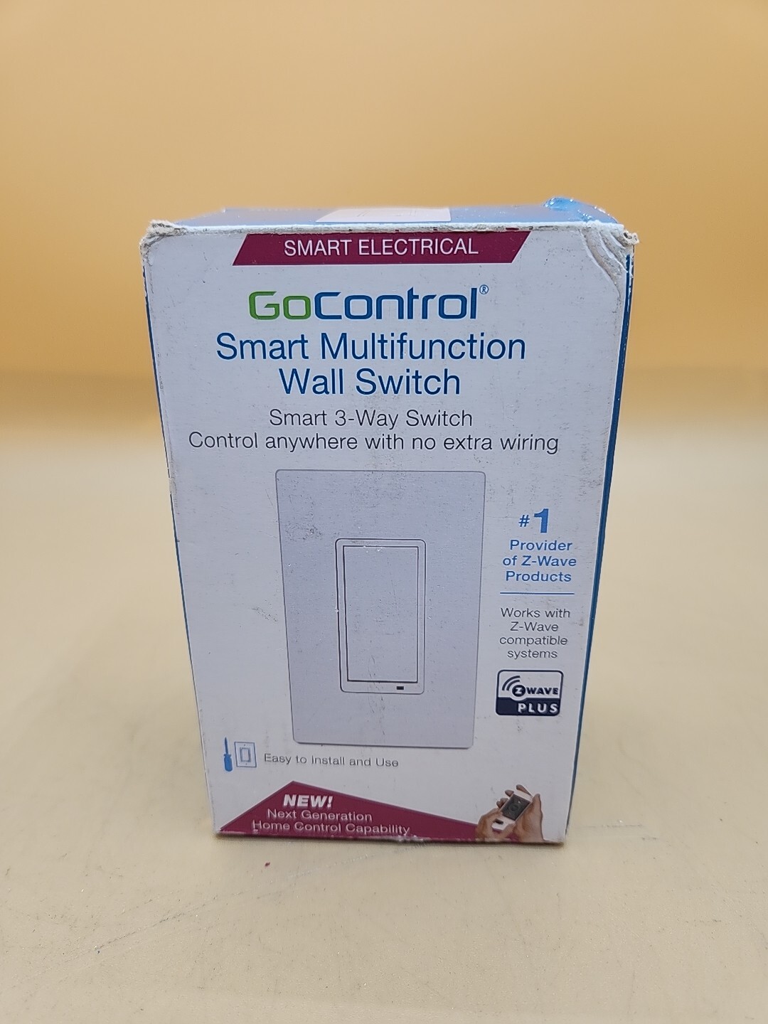 GoControl WT00Z5-1 Z-Wave Smart 3 Way Home Multifunction Wall Dimmer ...