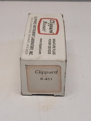 CLIPPARD R-451 VALVE NEW IN BOX x51 | eBay