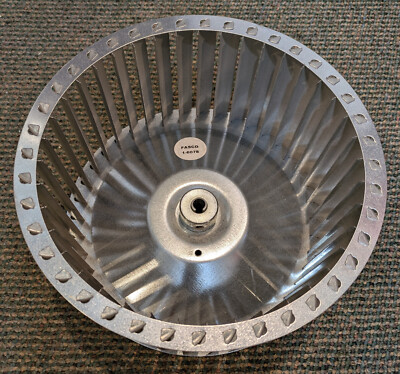 FASCO Blower Wheel 1-6078, 9-1/8" Dia X 4-1/4", for 3/8" or 1/2" Shaft ...