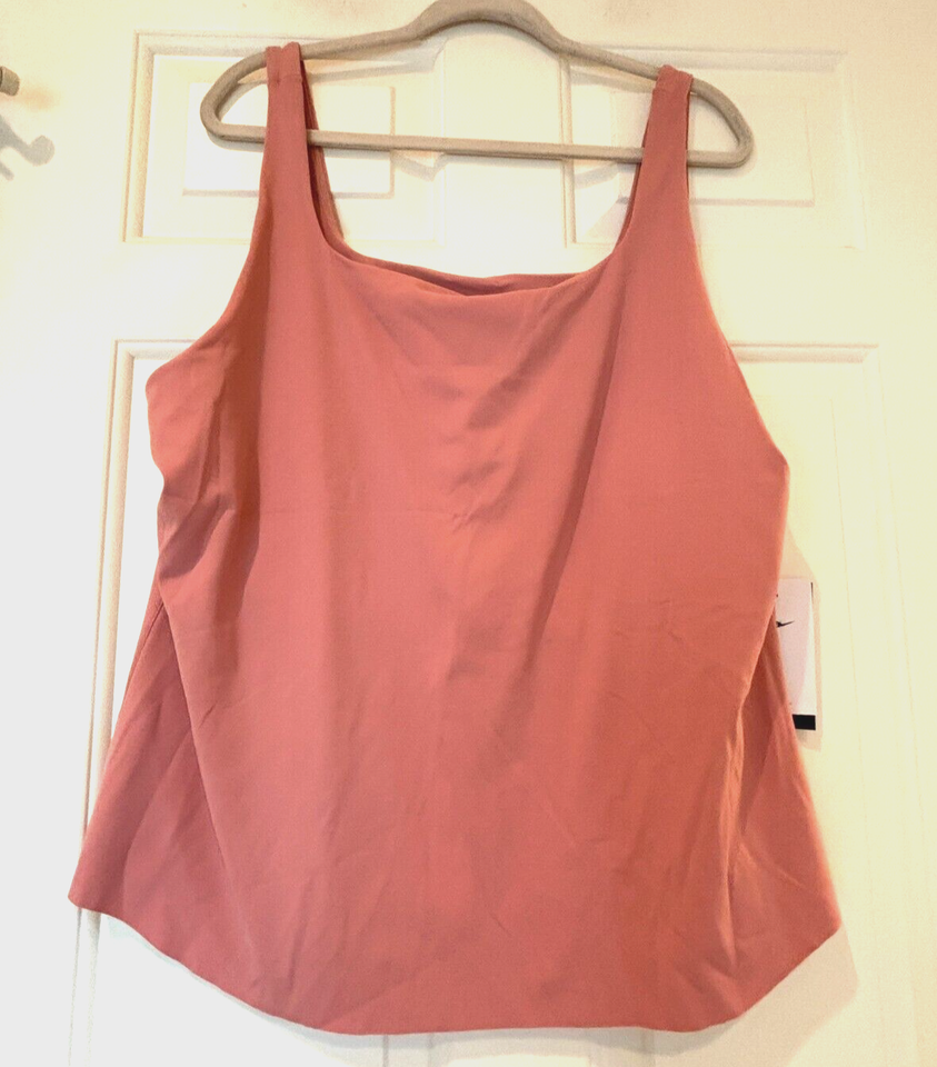 Nike Yoga Shirt Dri Fit Sleeveless Shelf Bra Size Womens S NEW | eBay
