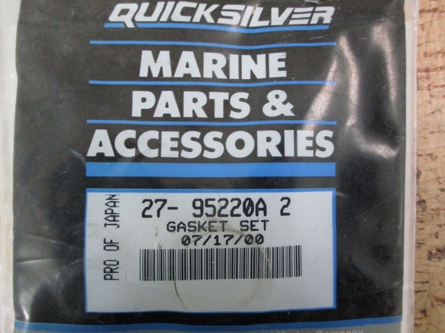 NOS Mercury 27-95220a2 Gasket Set for sale online | eBay