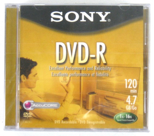Sony - DVD-R - 4 Pack - 120 Min 4.7 GB - New Sealed | eBay
