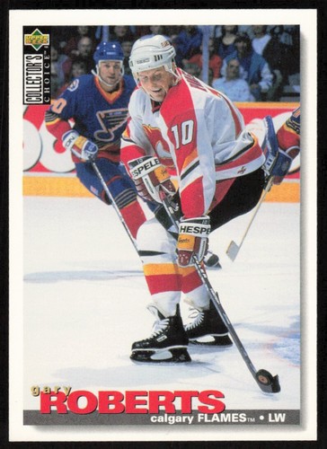 1995-96 Collector's Choice #174 Gary Roberts Calgary Flames | eBay