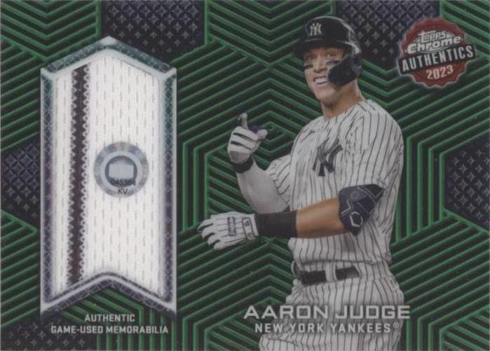 2023 Topps Chrome - Topps Chrome Authentics Relics Aaron Judge #TCA-AJ ...