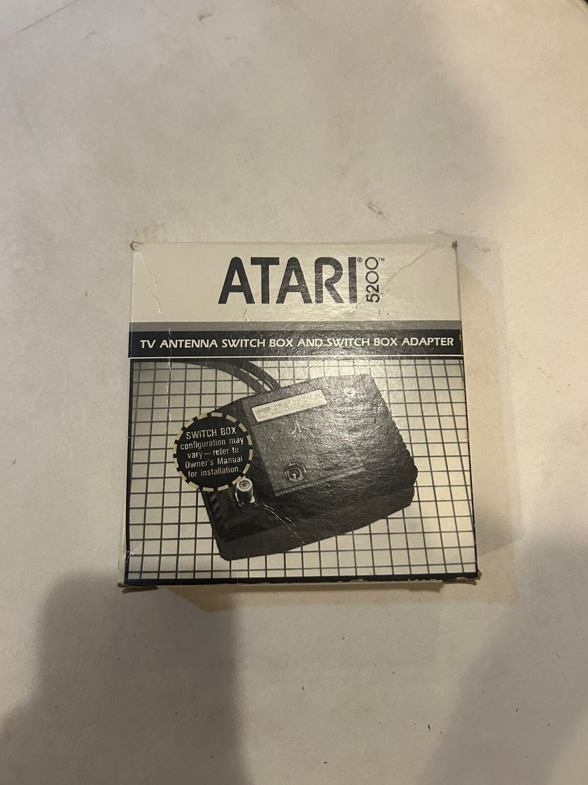 atari 5200 tv antenna switch box and switch box adapter | eBay