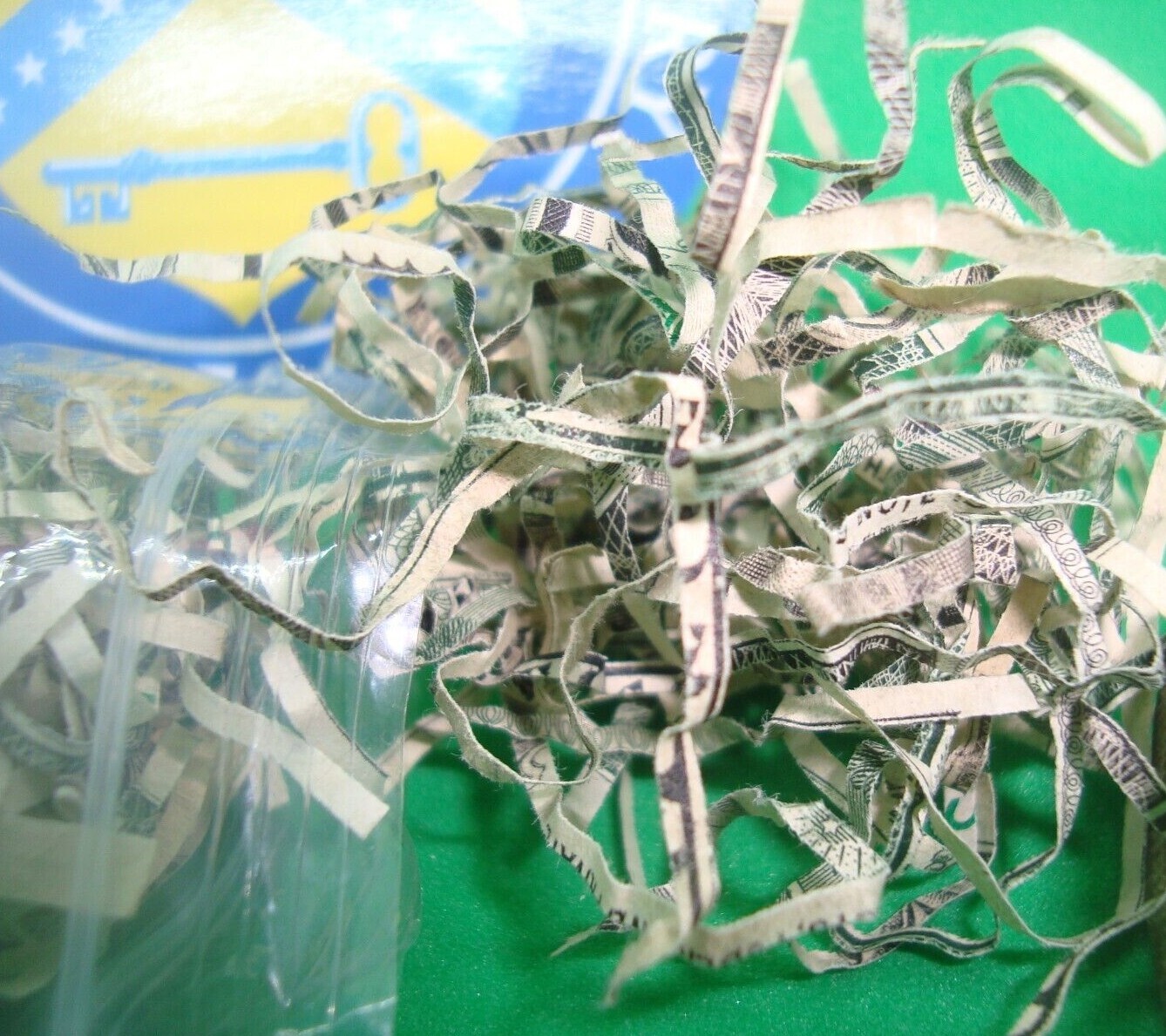 #1 Bag US TREASURY Dept. LONG Cut Shredded Currency Shredded Money Cash ...
