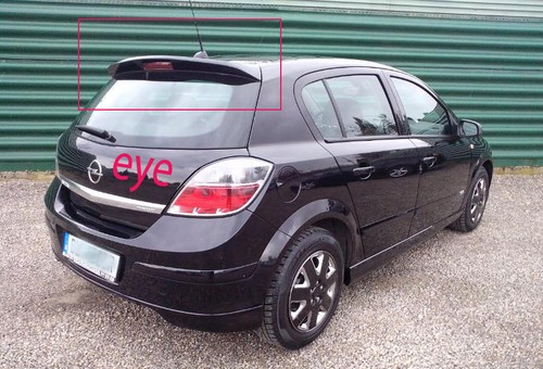 OPEL ASTRA H MK 5 5D OPC LOOK REAR ROOF SPOILER | eBay