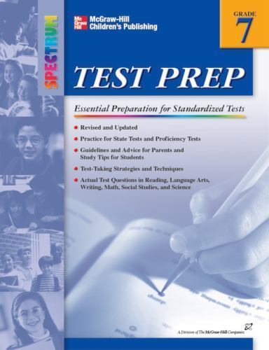 Test Prep, Grade 7 by Vincent Douglas and Spectrum Staff (2001, Trade ...