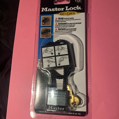 Master Lock Braided Stainless Steel Cable Gun Lock Scratch Resistant 2 ...