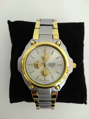 NEW Marco Max Men's Two Tone Wristwatch Water Resistant Quartz Japan ...