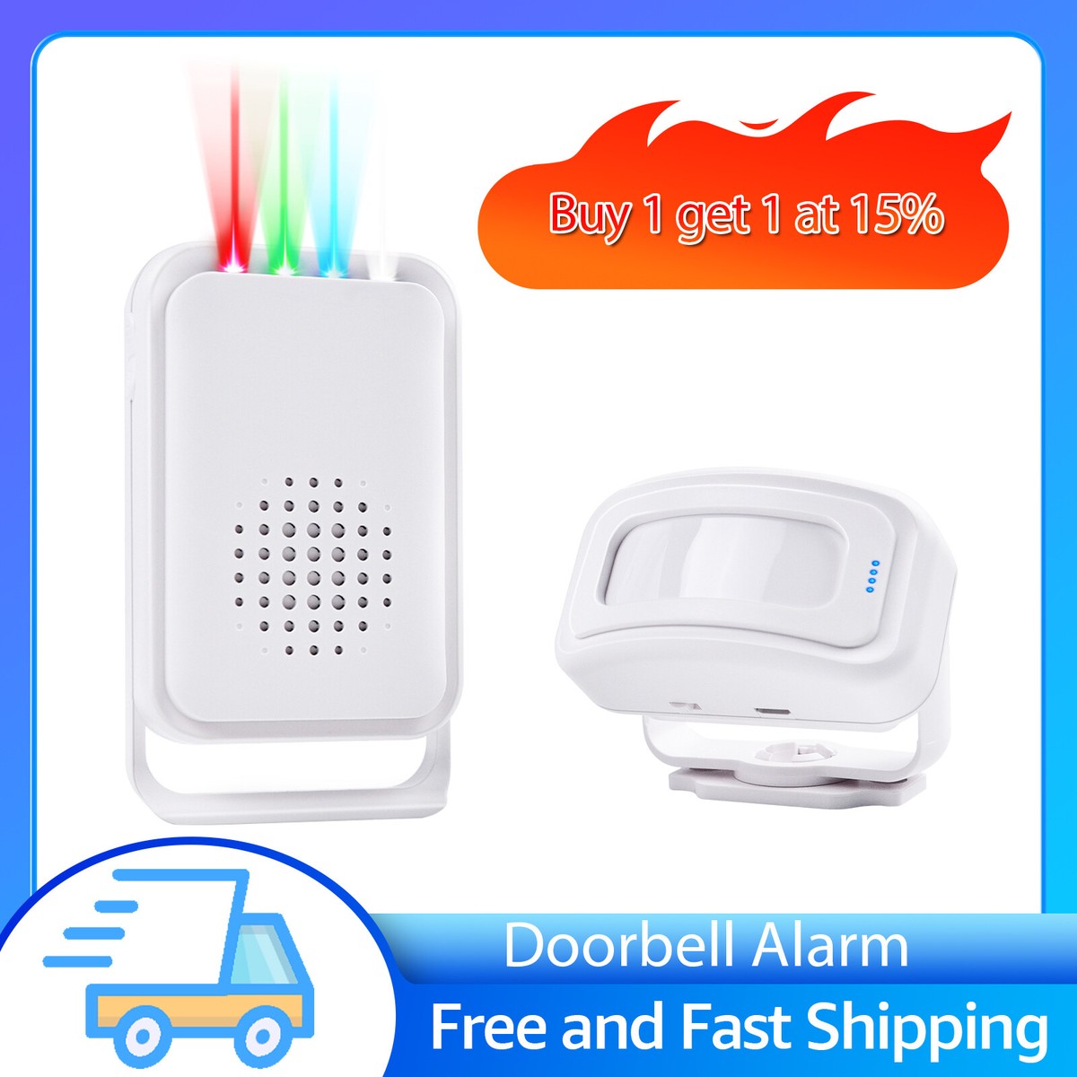 Motion Sensor With Chime Smart Wireless Driveway Sensor & Motion