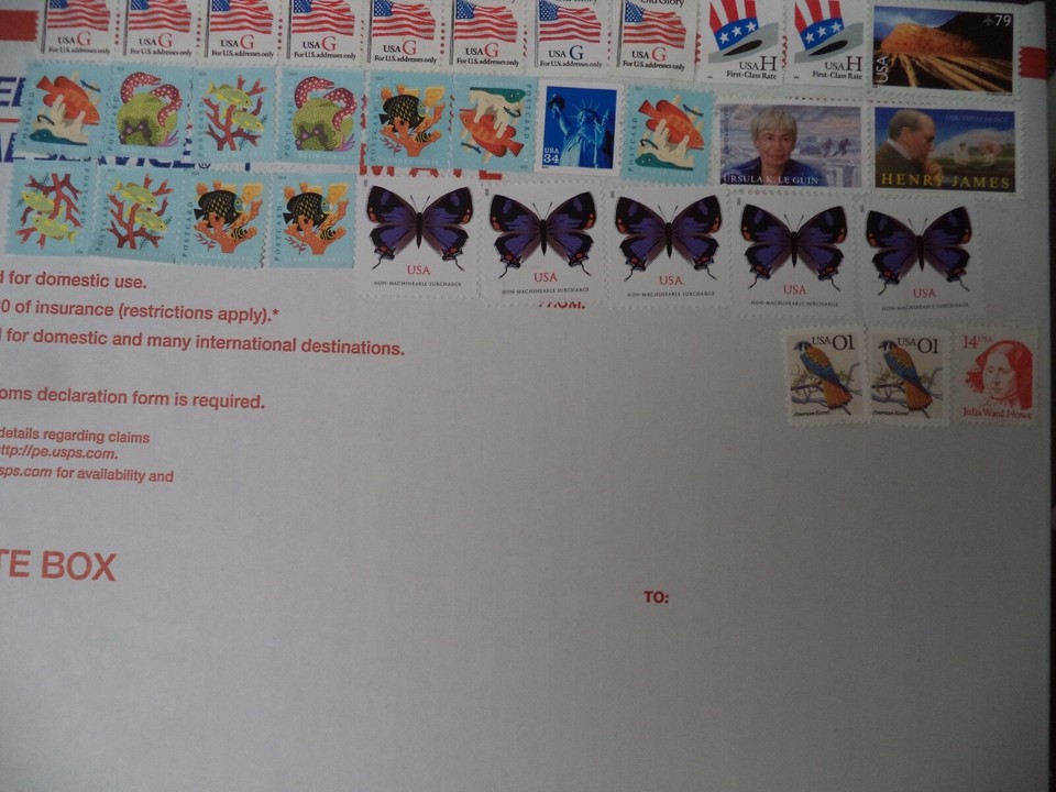 100 GENUINE FOREVER $78 US POSTAGE STAMPS NOT USED AS INTENDED PURPOSE ...