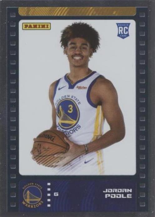 2019-20 Panini Sticker & Card Collection - Jordan Poole #98 Silver Foil ...
